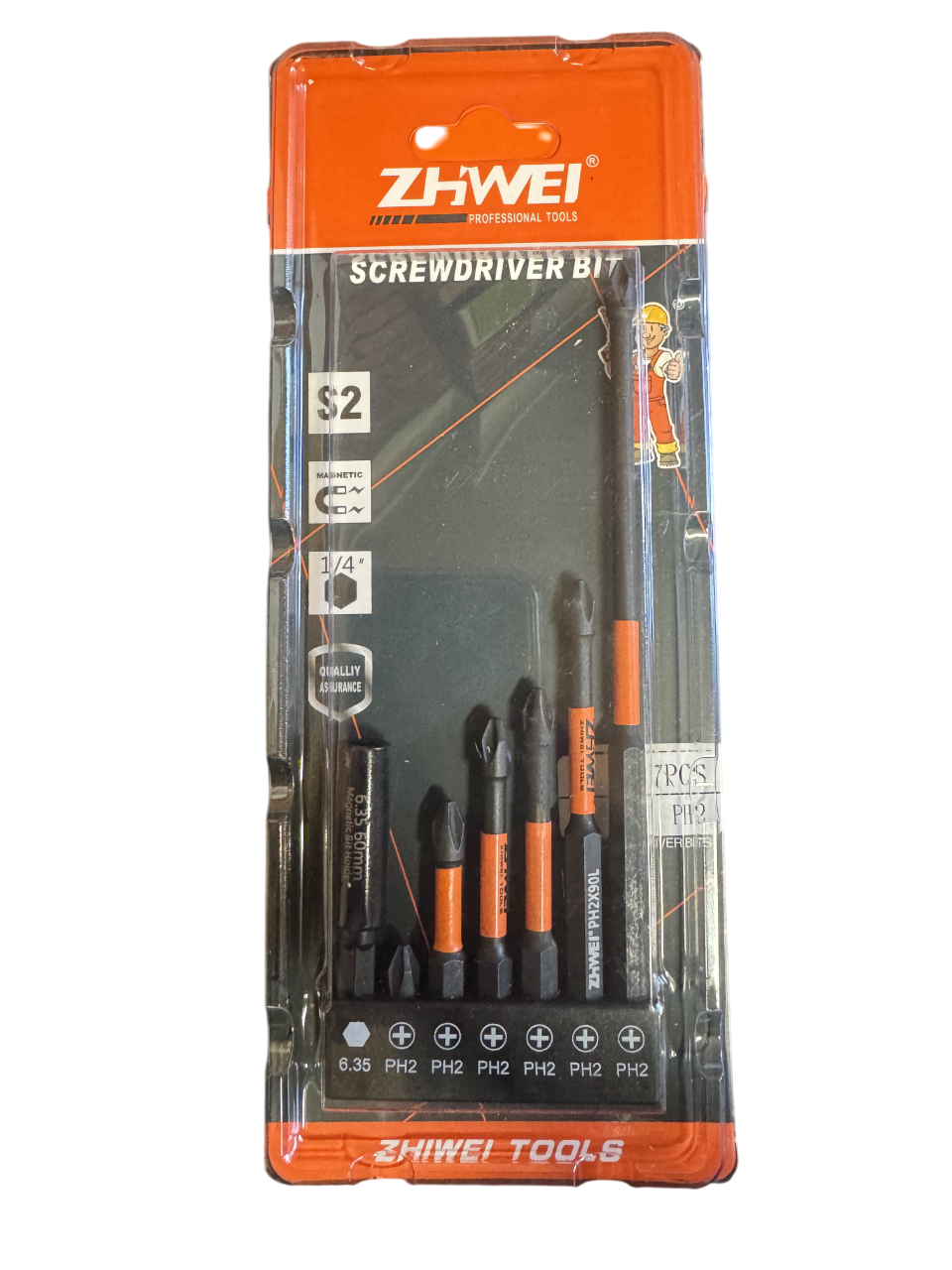 ZHWEI PH2 Screw Driver Mix Bit 1/4-Hex Quick-Change — Auspak Tools